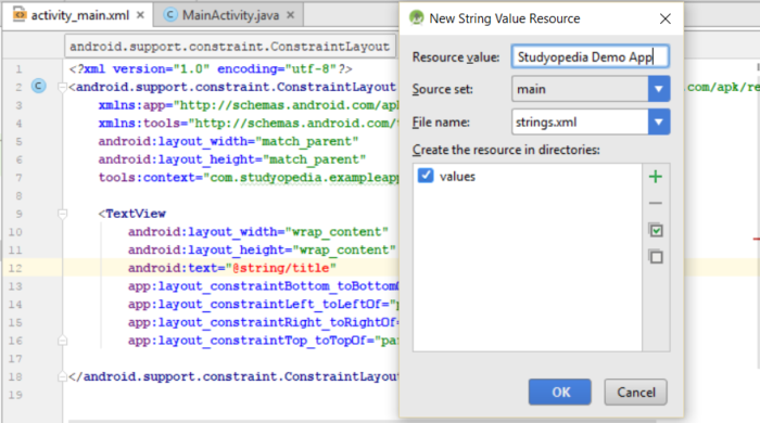 Android Project Directory - Studyopedia Android Project Directory - Studyopedia