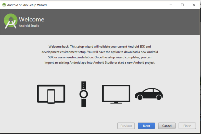 Install Android Studio 2 on Windows 10 - Studyopedia