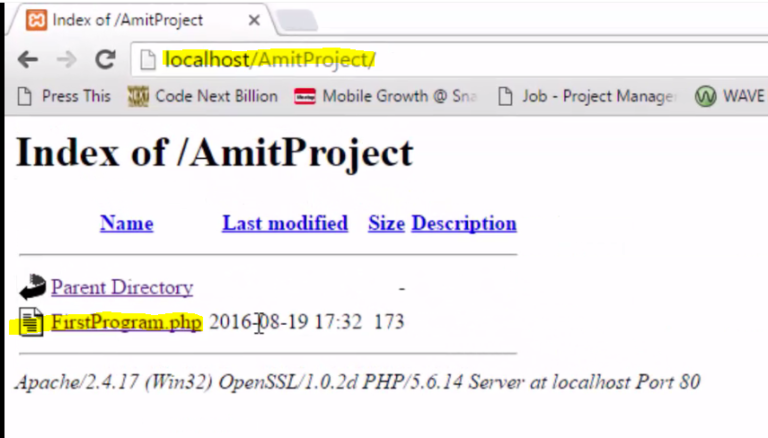 Run your first PHP program in XAMPP Server on localhost - Studyopedia Run your first PHP program in XAMPP Server on localhost - Studyopedia