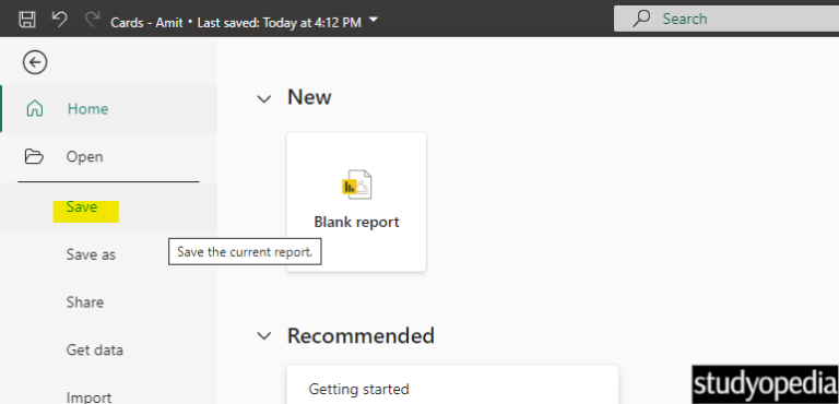Power BI - Format the cards | Change the shape and color - Studyopedia