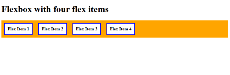 Display Flex in CSS - Create a Flex Container - Studyopedia